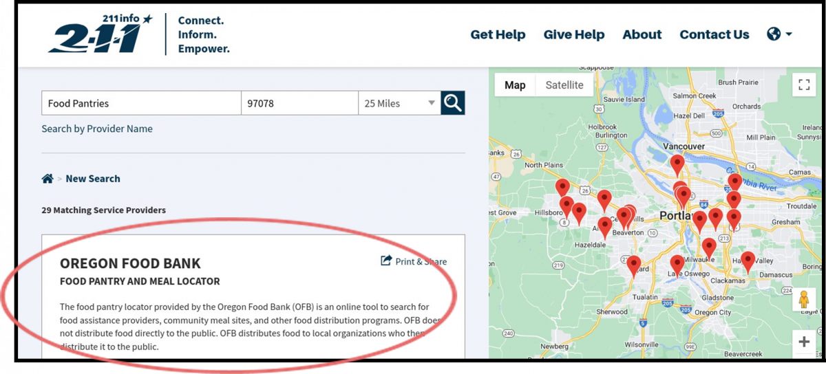 Navigating Oregon 211 – Opportunity Council